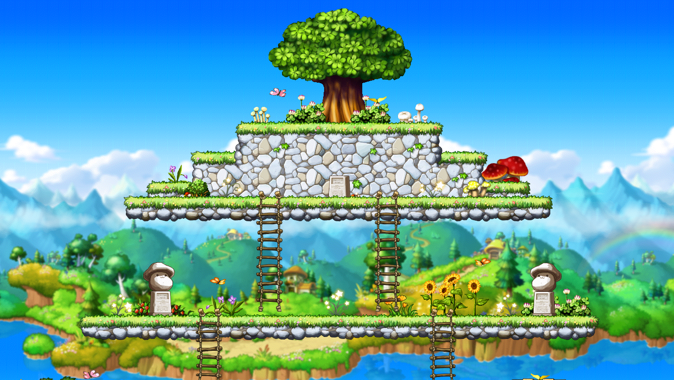 Maplestory Backgrounds Park Floating Market NamuWiki